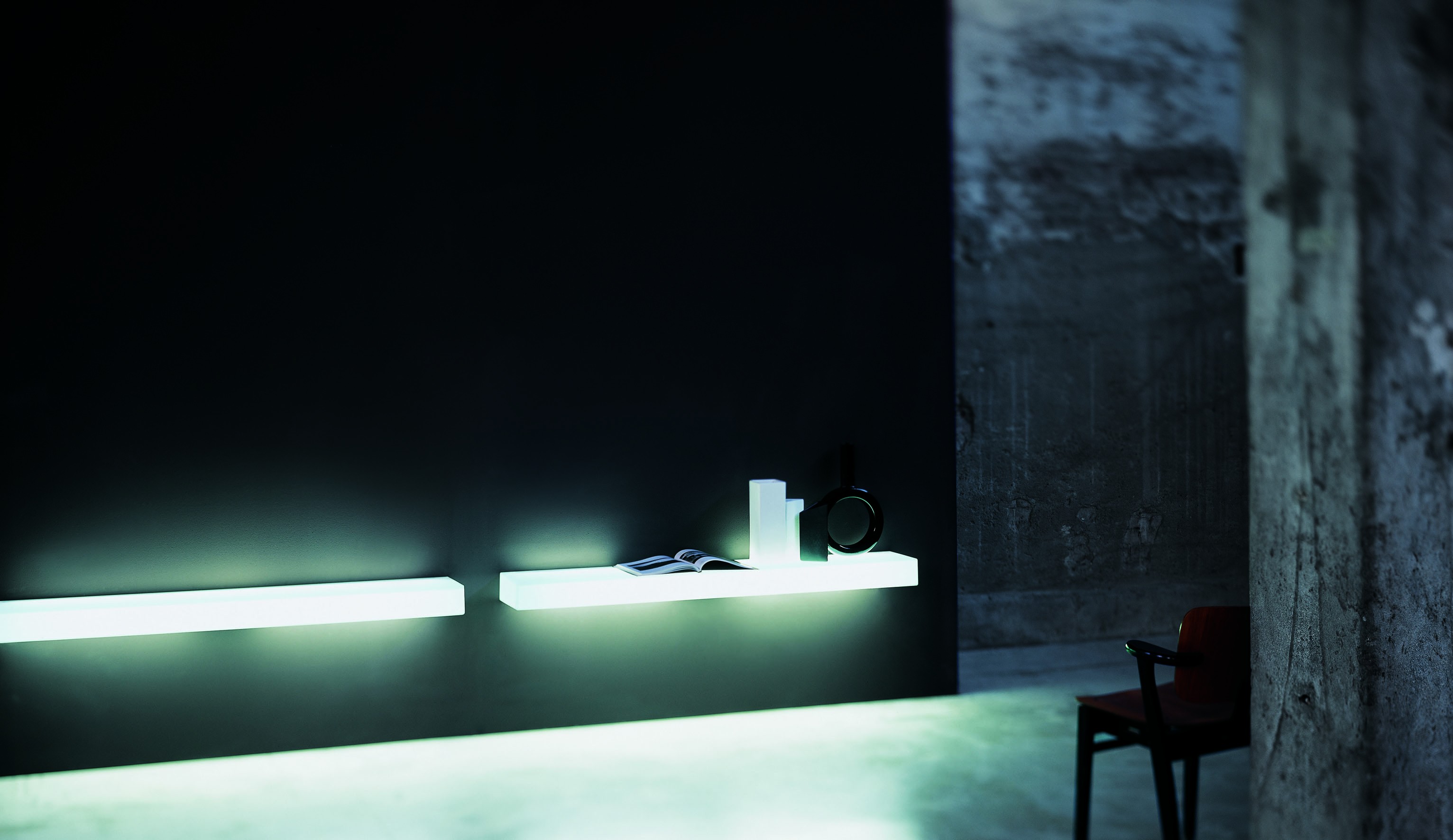 Light Light Shelf Glas Italia